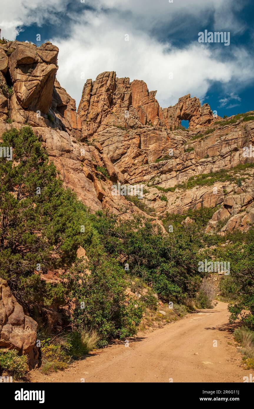 The beautiful canyon country formed by Four Mile Creek as it descends ...