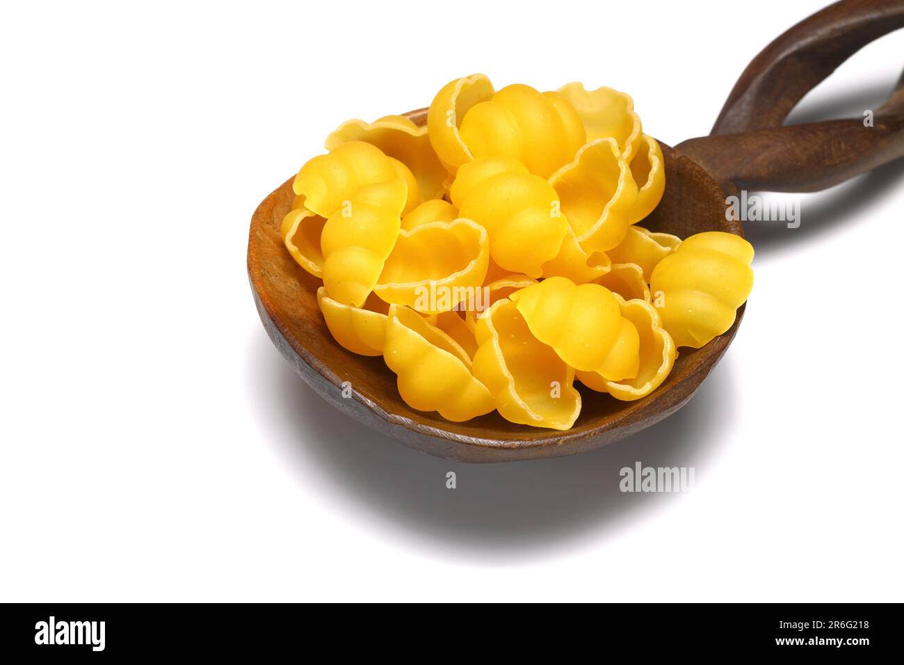 Gnocchetti sardi pasta isolated on white Stock Photo - Alamy