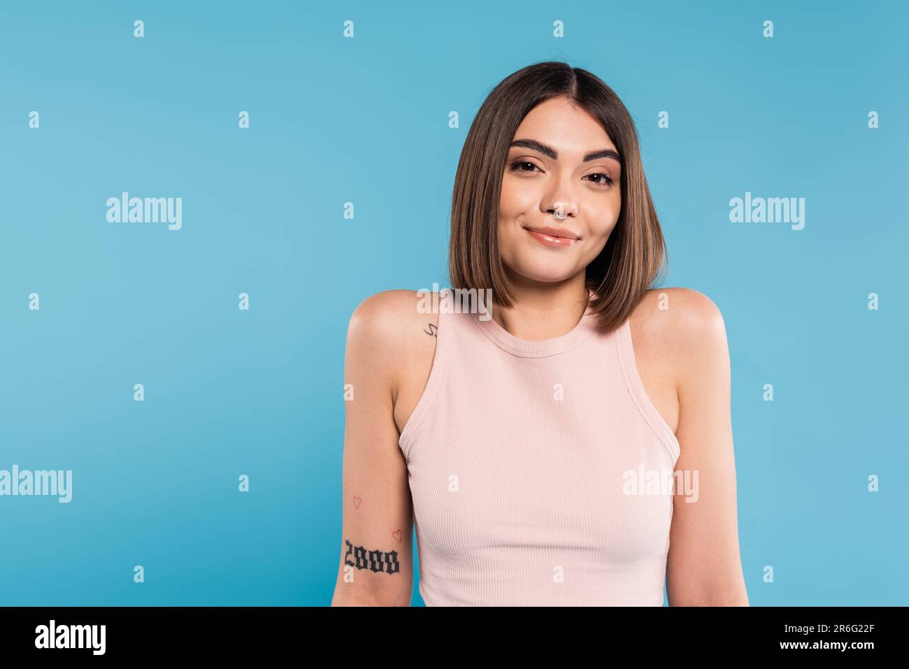 Women tattoos on face hi-res stock photography and images - Alamy