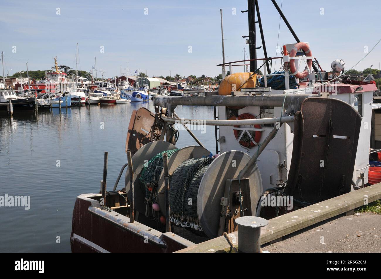 09 june 2023/ Summer life in Tiny danish fishing twon Gilleleje ...