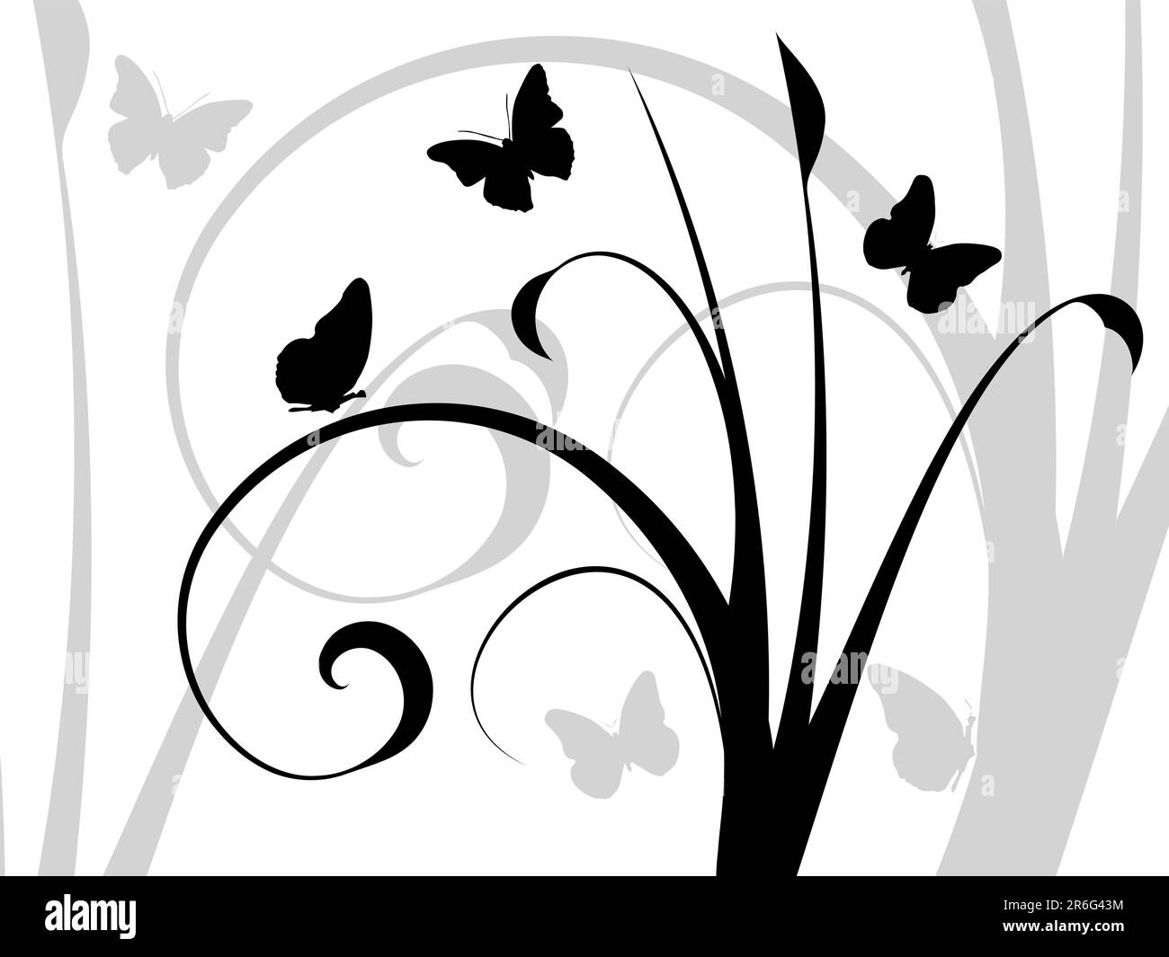 Abstract Floral Background Vector Illustration Stock Vector Image And Art Alamy