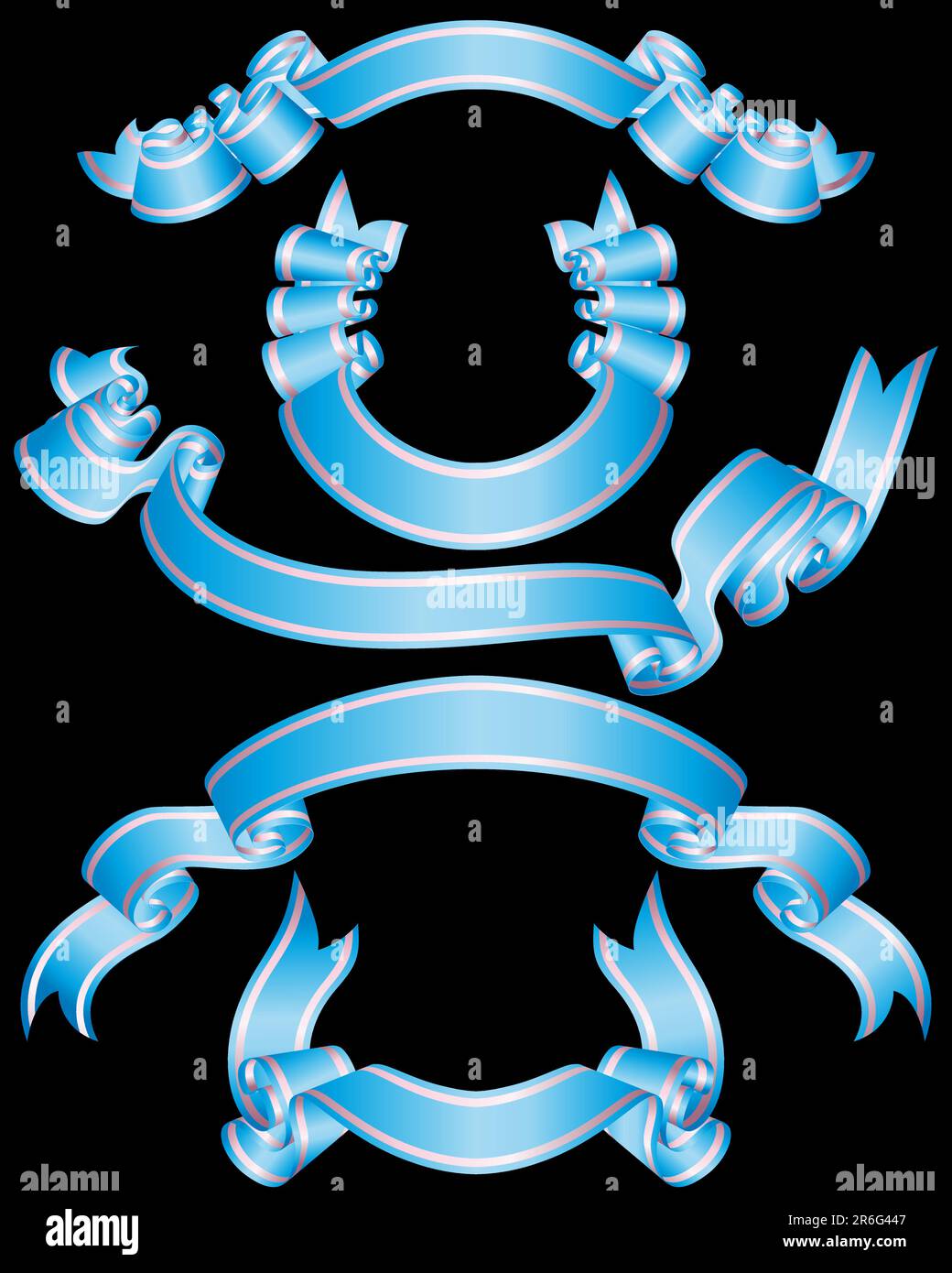 Set of different vector ribbons for design use Stock Vector Image & Art ...