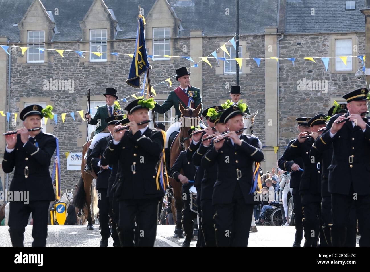 Hawick, UK. 09th June, 2023. Hawick Common Riding 2023, Euan Robson ...