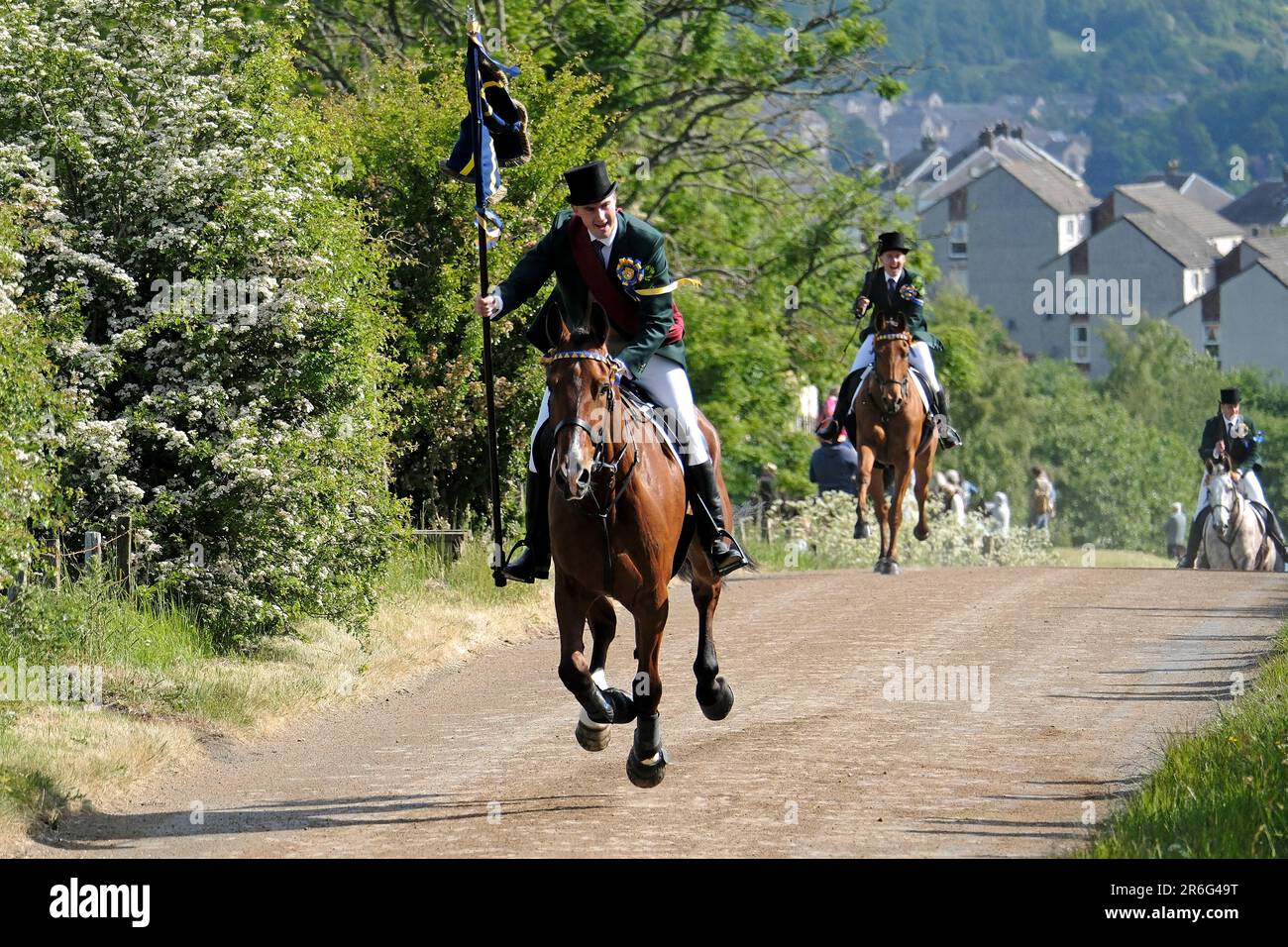 Hawick, UK. 09th June, 2023. Hawick Common Riding 2023, Euan Robson ...