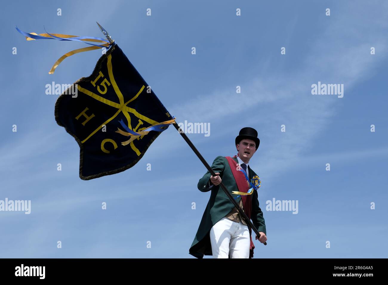 Hawick, UK. 09th June, 2023. Hawick Common Riding 2023, Cornet Euan ...