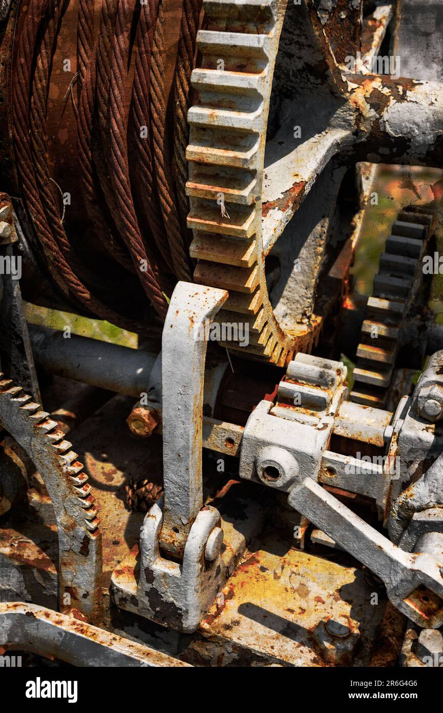 Old mining equipment hi-res stock photography and images - Alamy