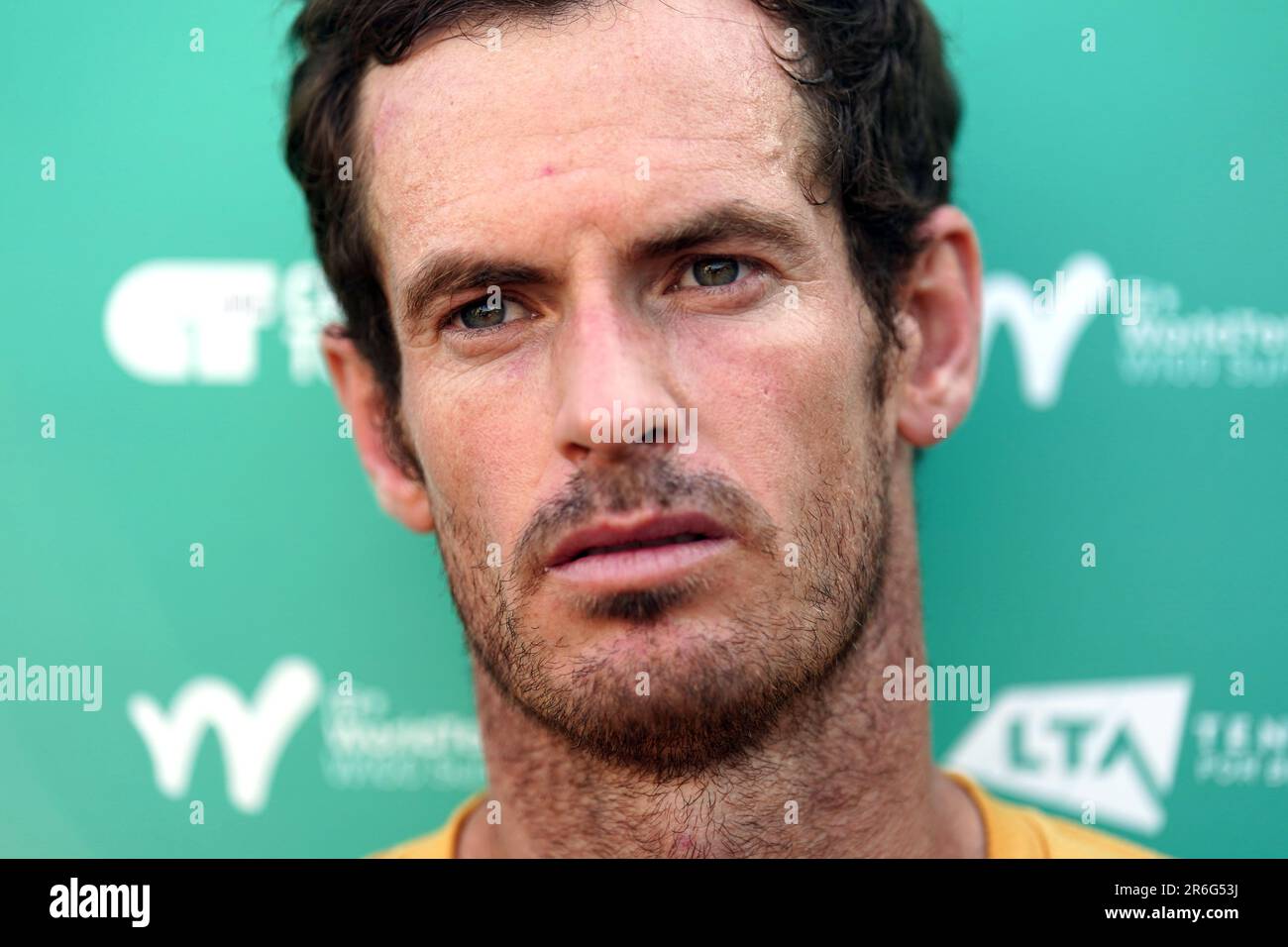 Andy Murray following his quarter final match against Jason Kubler (not ...