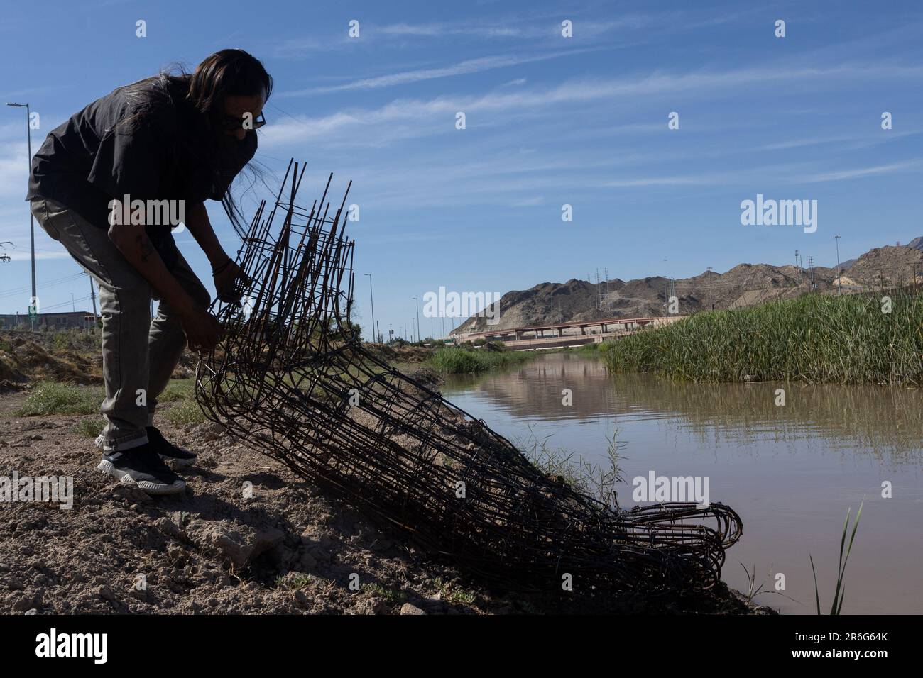 The renowned border artist known as ''El Yorch'' is working on a ...