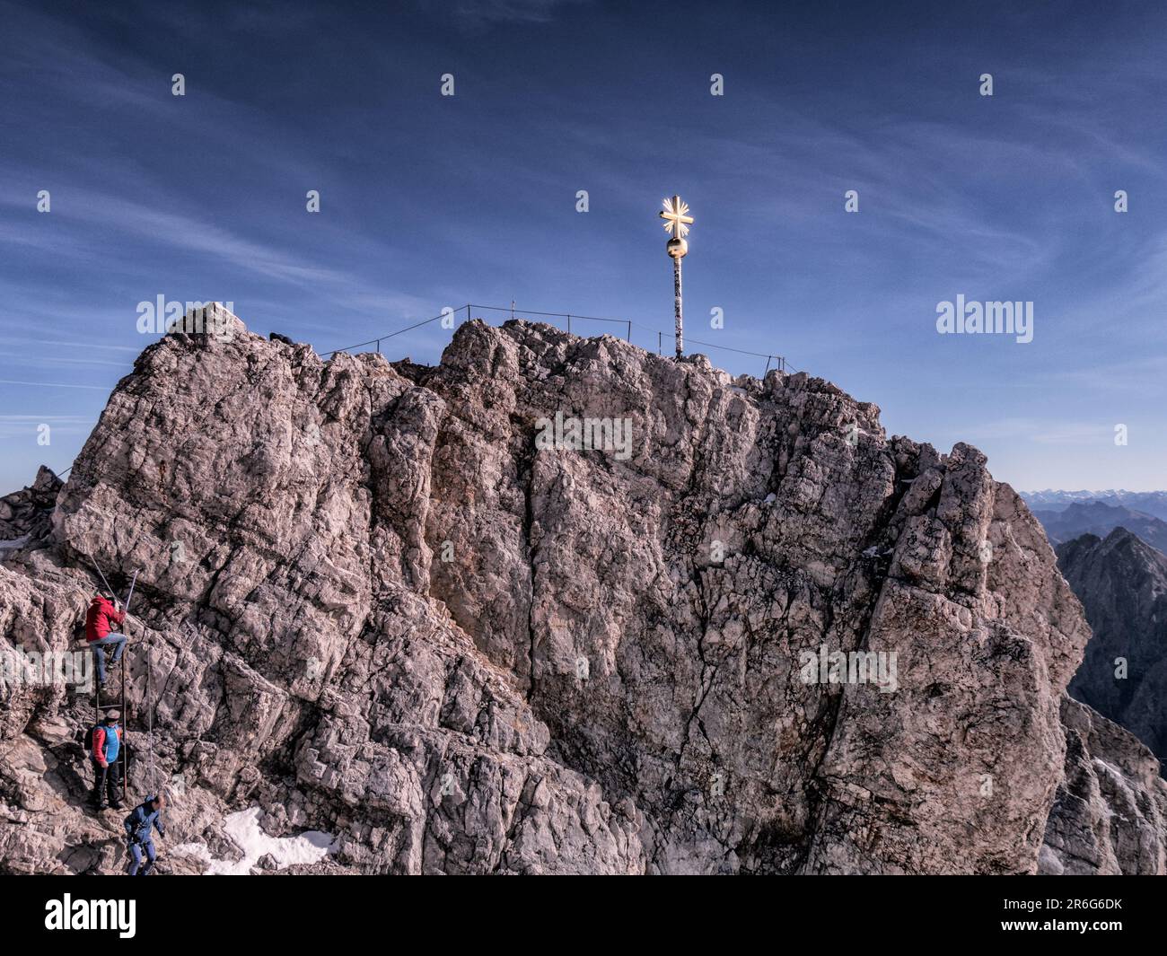 Zugspitze Top of Germany high mountain photo from Germany Stock Photo ...
