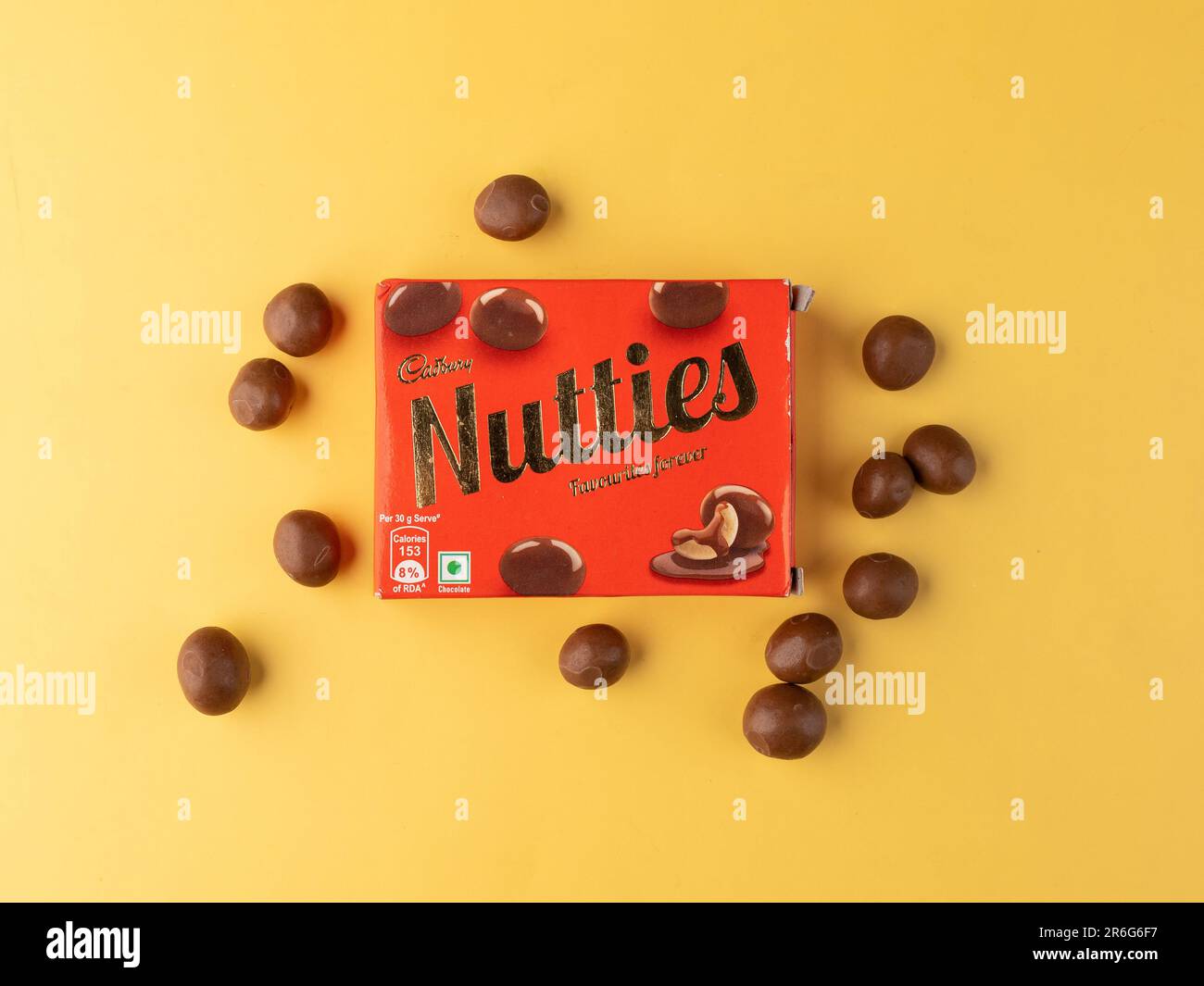 West Bangal, India - May 20, 2023 : Nutties chocolate photos shot on ...