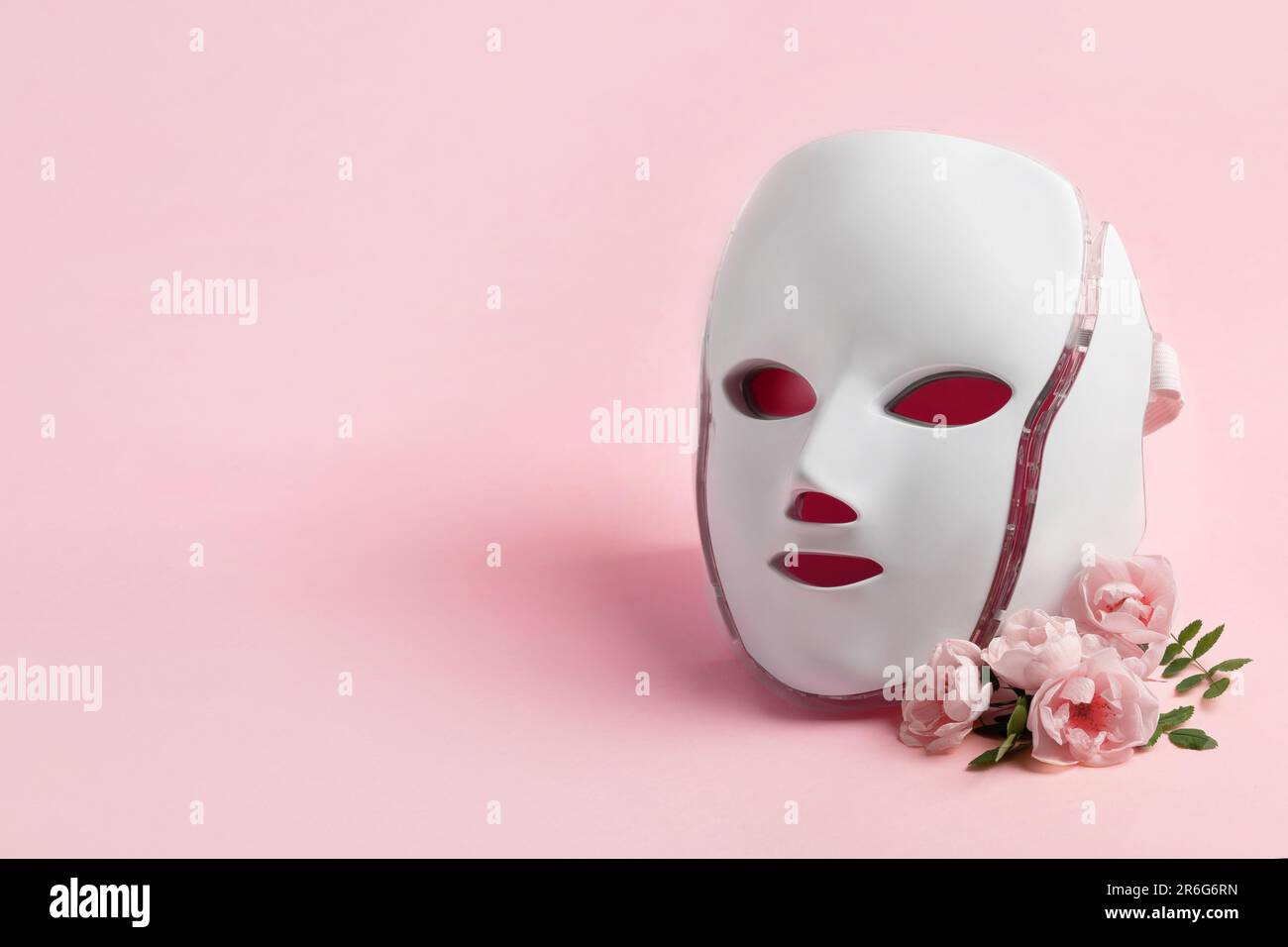 Health and beauty of the face. Cosmetic LED facial mask regenerative ...