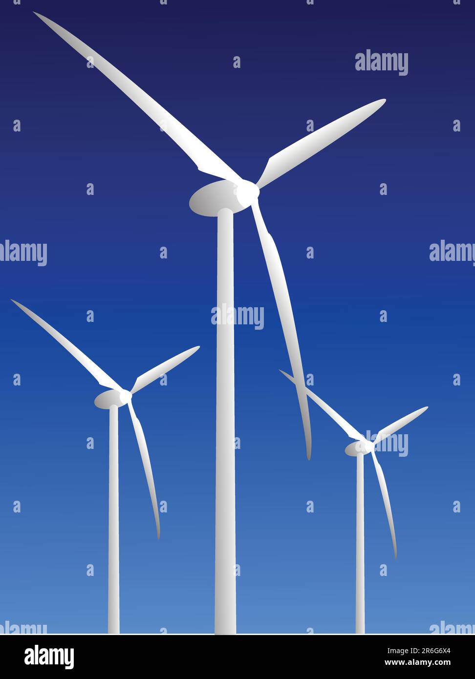 Power station blue sky Stock Vector Images - Alamy