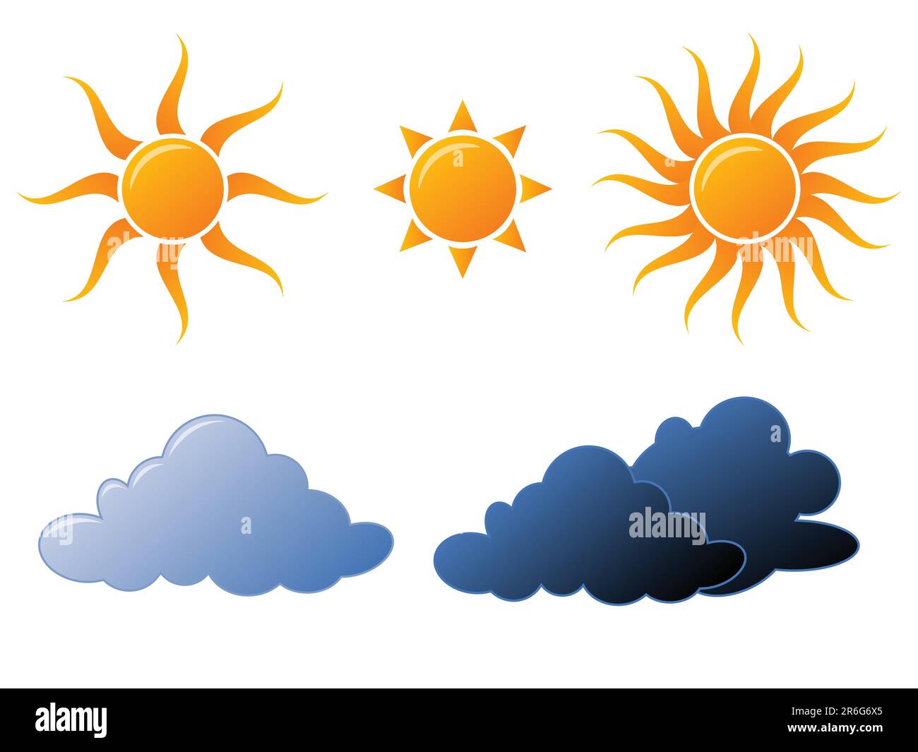 Weather icons fully editable vector illustration Stock Vector Image ...