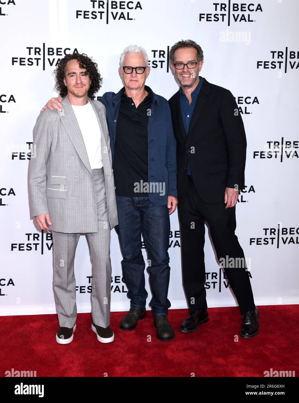 June 8, 2023, New York, New York, USA: David Gutnik, John Slattery and ...