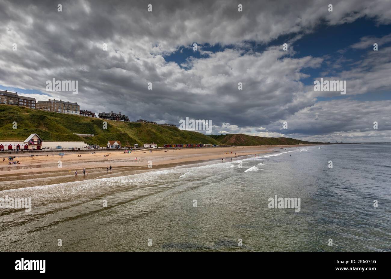 Saltburn, a seaside town in Redcar and Cleveland, North Yorkshire ...