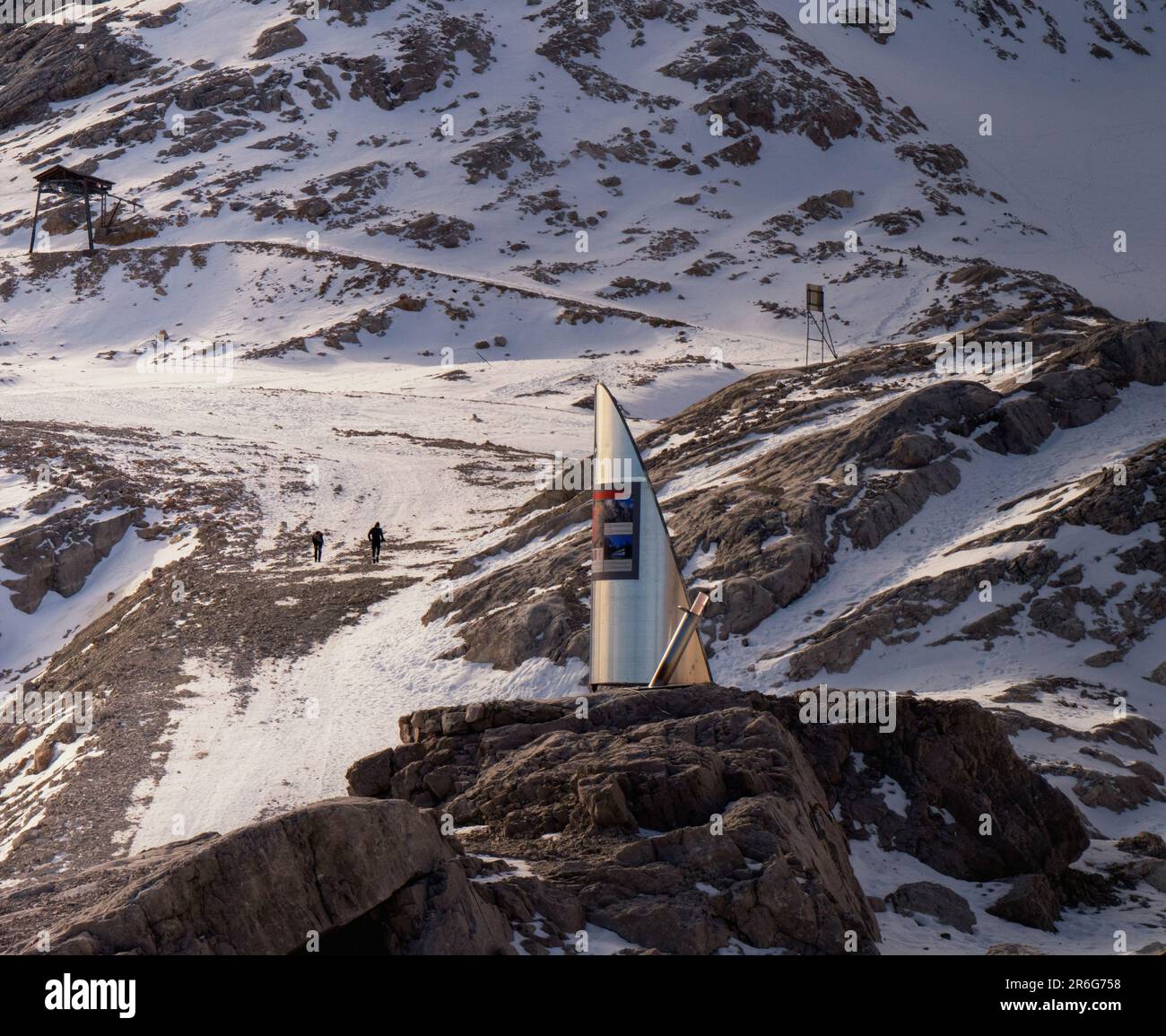 Zugspitze Top of Germany high mountain photo from Germany Stock Photo ...