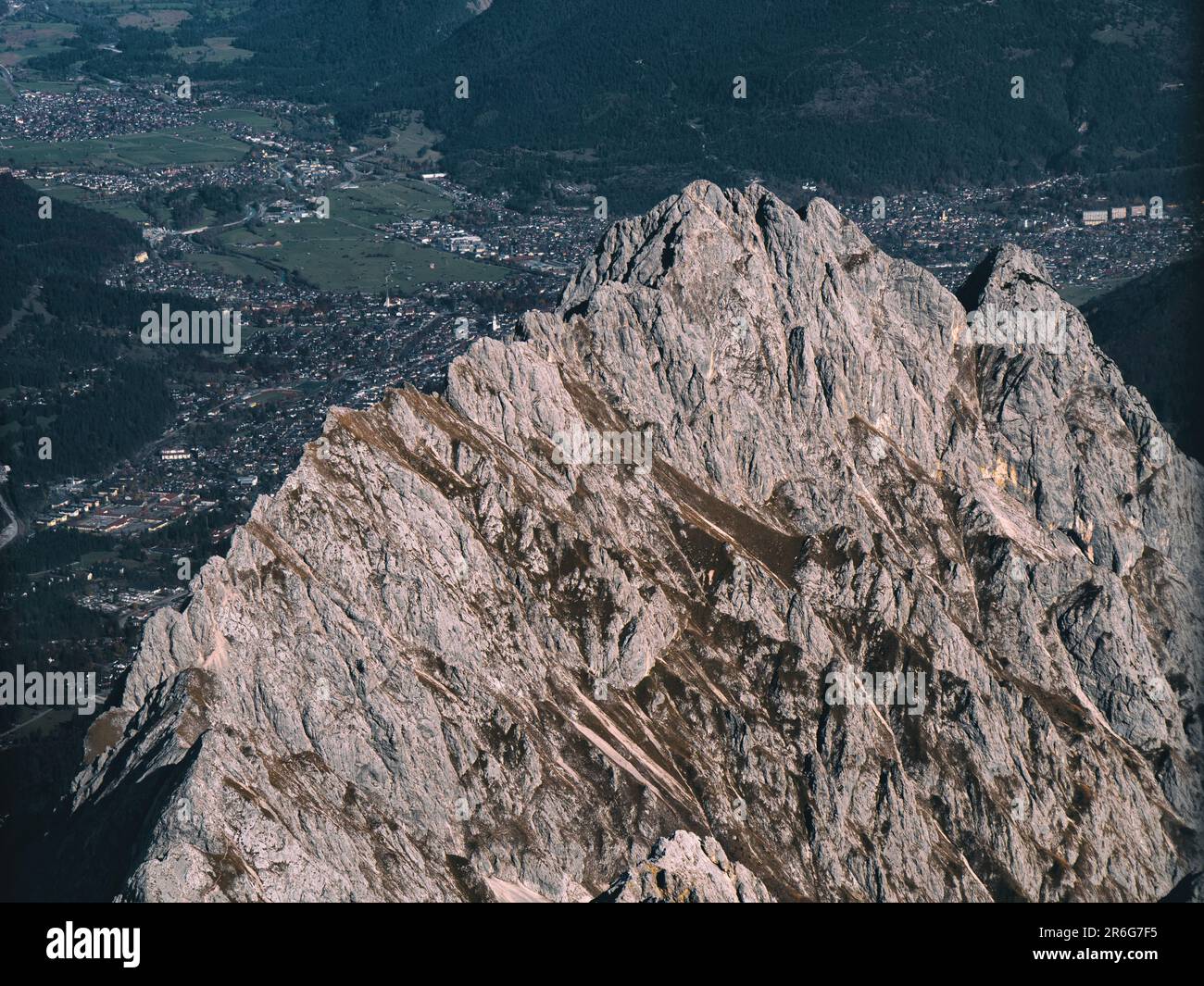 Zugspitze Top of Germany high mountain photo from Germany Stock Photo ...