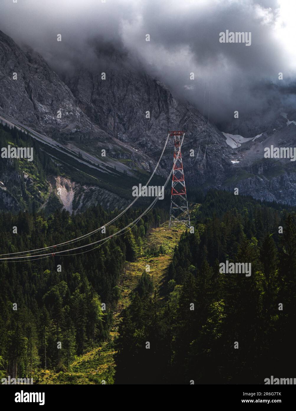 Zugspitze Top of Germany high mountain photo from Germany Stock Photo ...