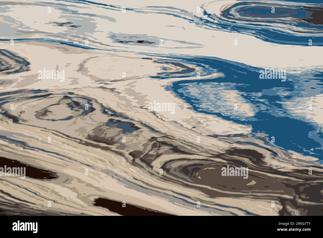 Illustration of water ripple texture background. Wavy water surface ...
