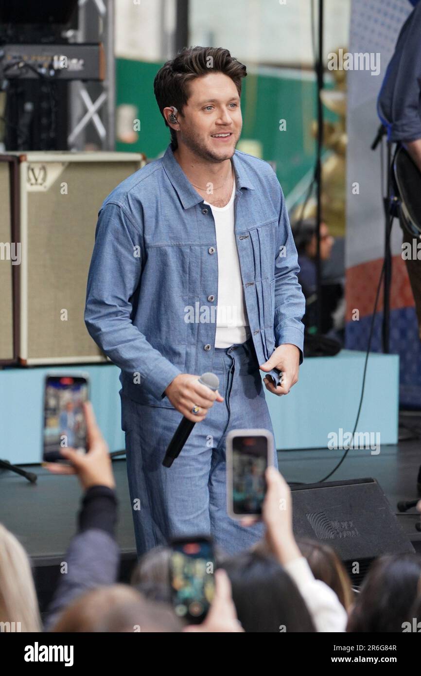 New York, NY, USA. 9th June, 2023. Niall Horan on stage for NBC Today ...