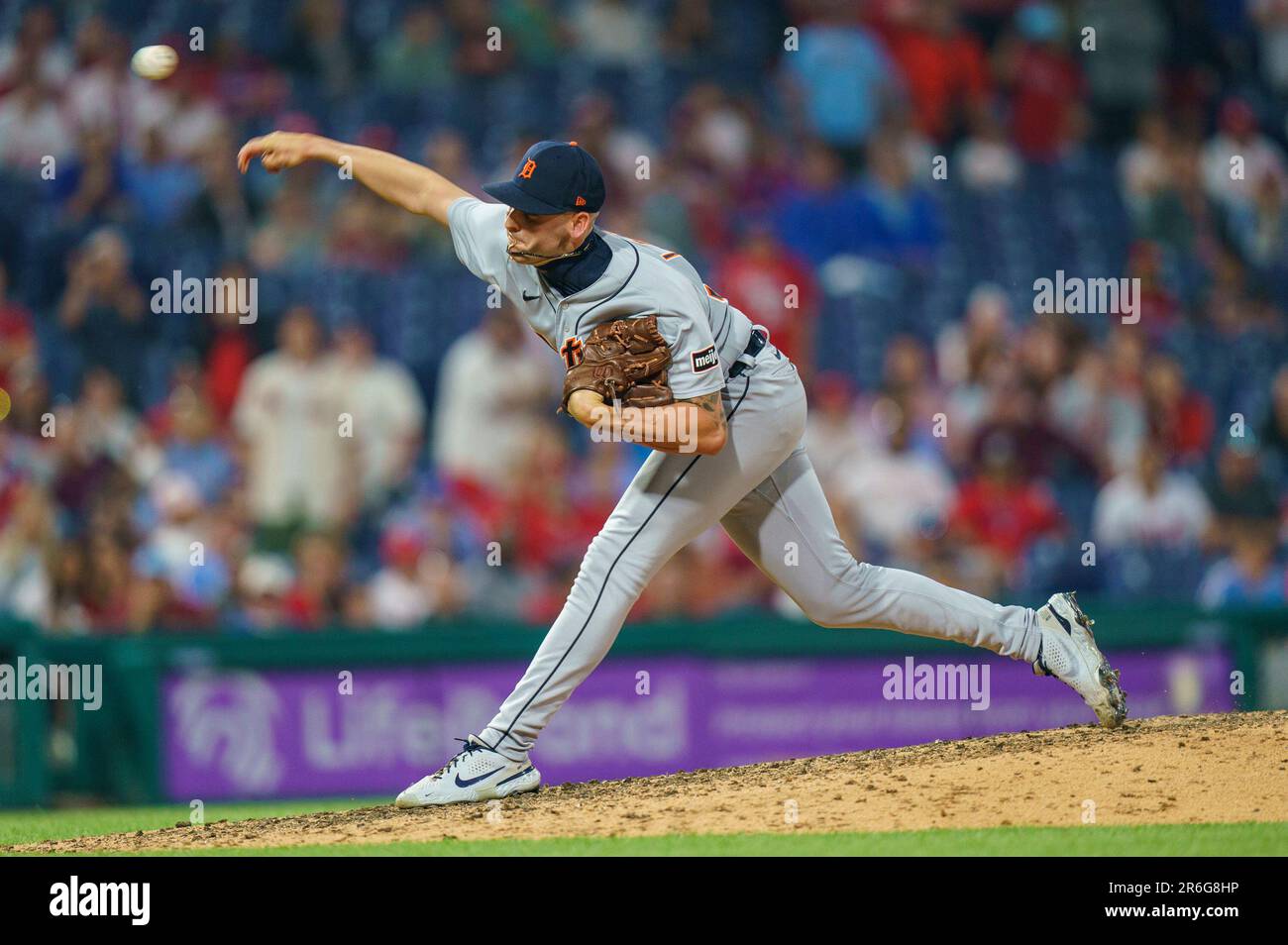 Detroit Tigers relief pitcher Alex Lange in action during the baseball ...