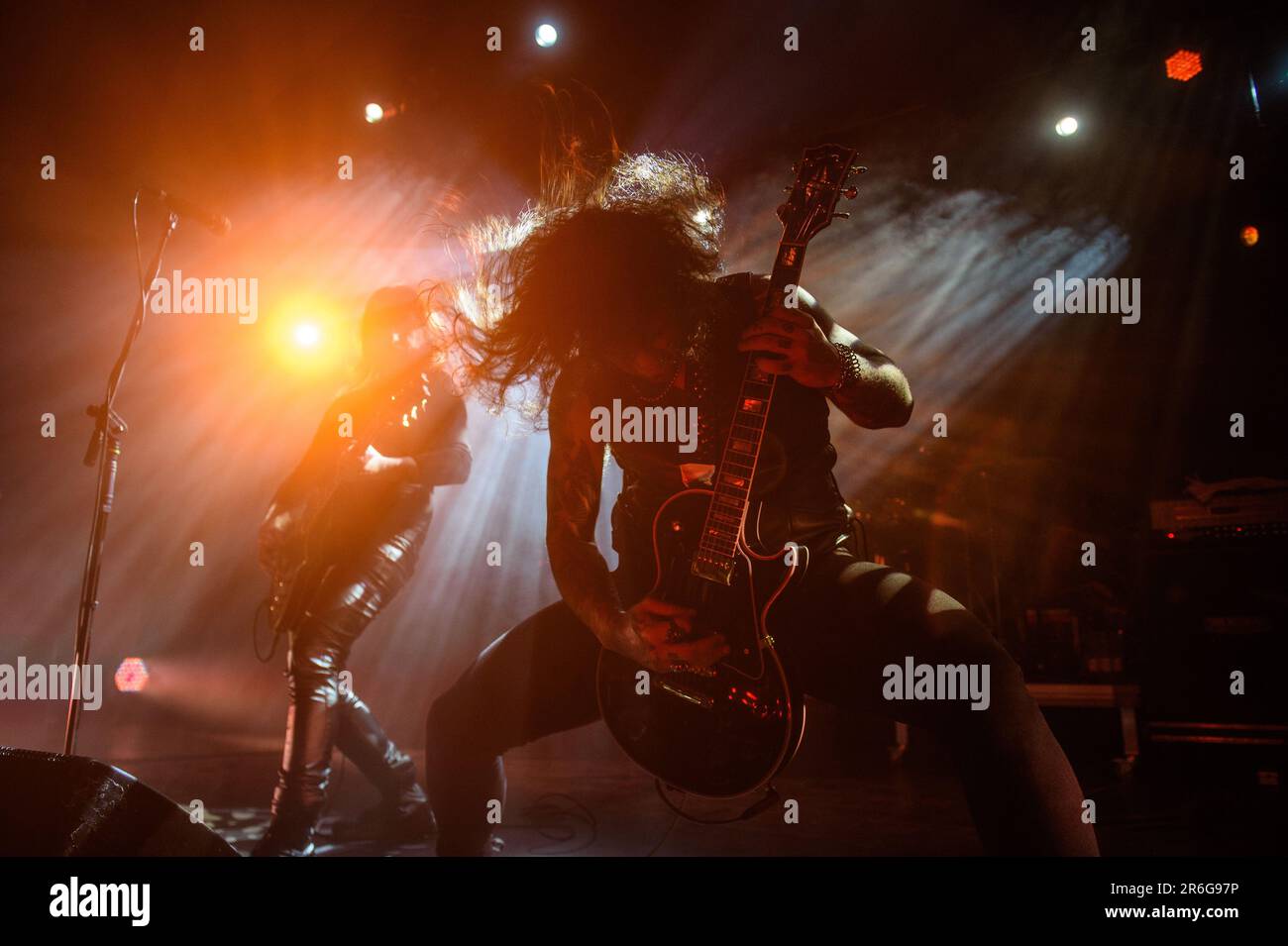 Greek black metal band Rotting Christ performs on stage during the Wave ...