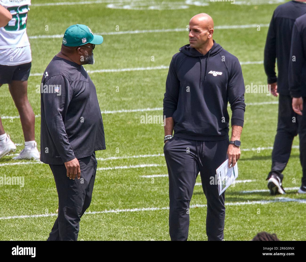 June 9, 2023, Florham Park, New Jersey, USA: New York Jets' head coach ...