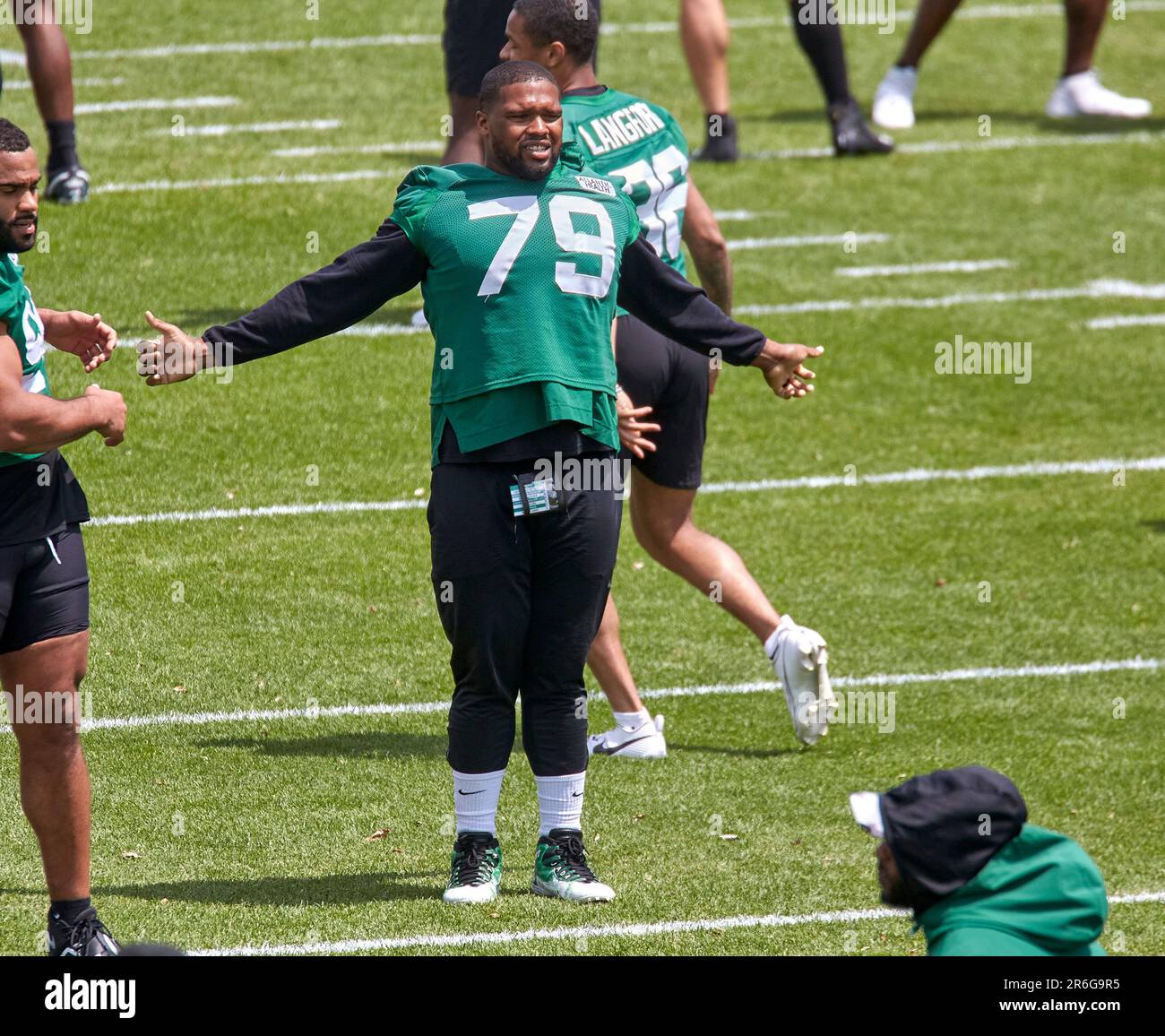 June 9, 2023, Florham Park, New Jersey, USA: New York Jets defensive ...