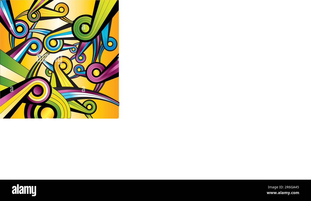 Round wallpaper Stock Vector Images - Alamy