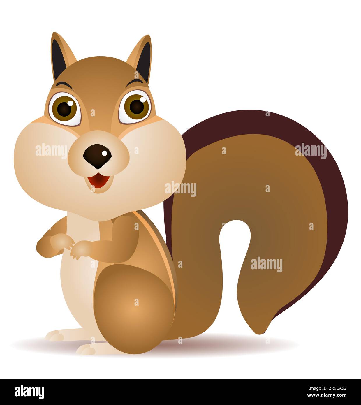 Vector illustration of squirrel cartoon Stock Vector Image & Art - Alamy