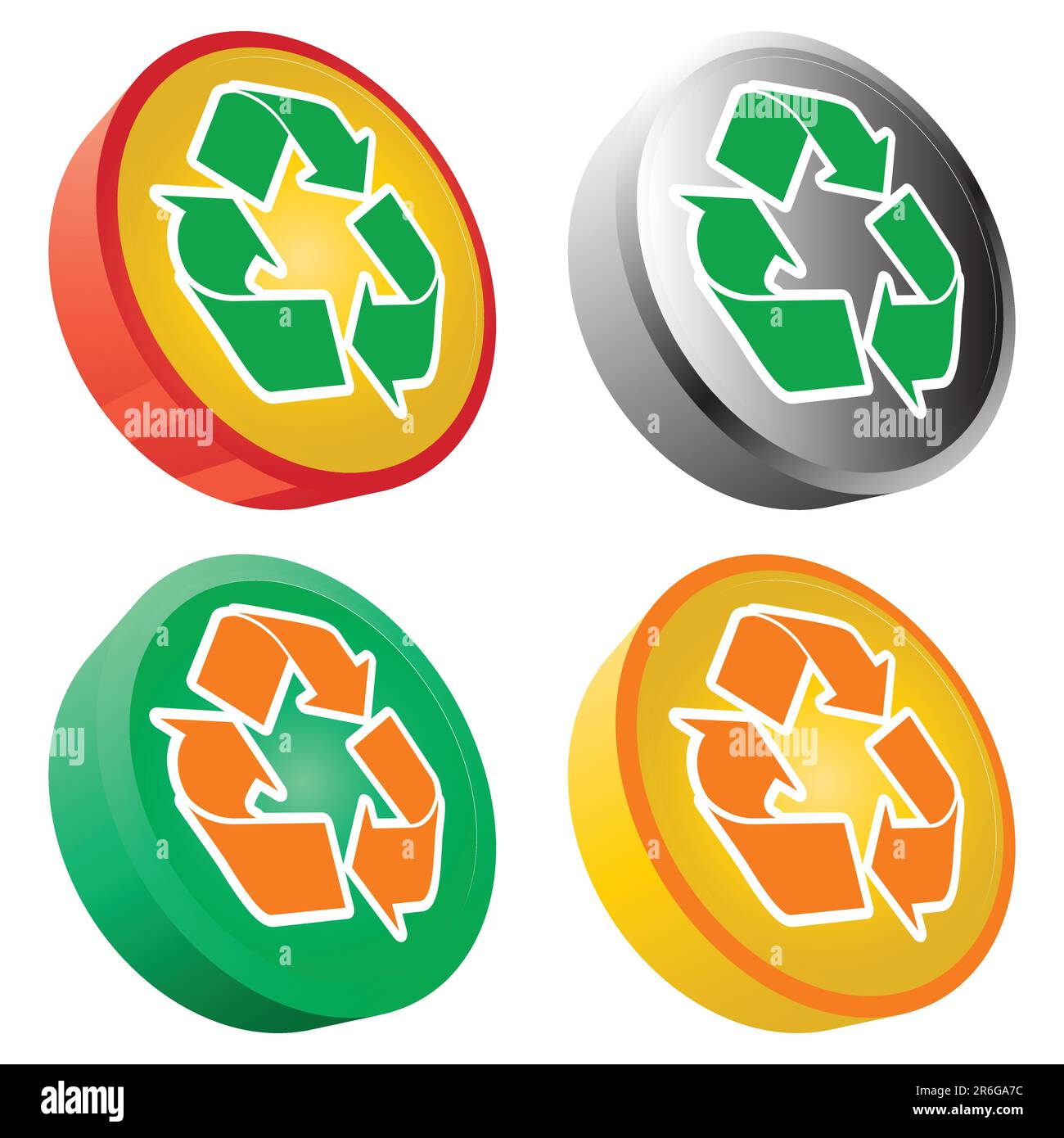 Recycle signs vector illustration Stock Vector Image & Art - Alamy