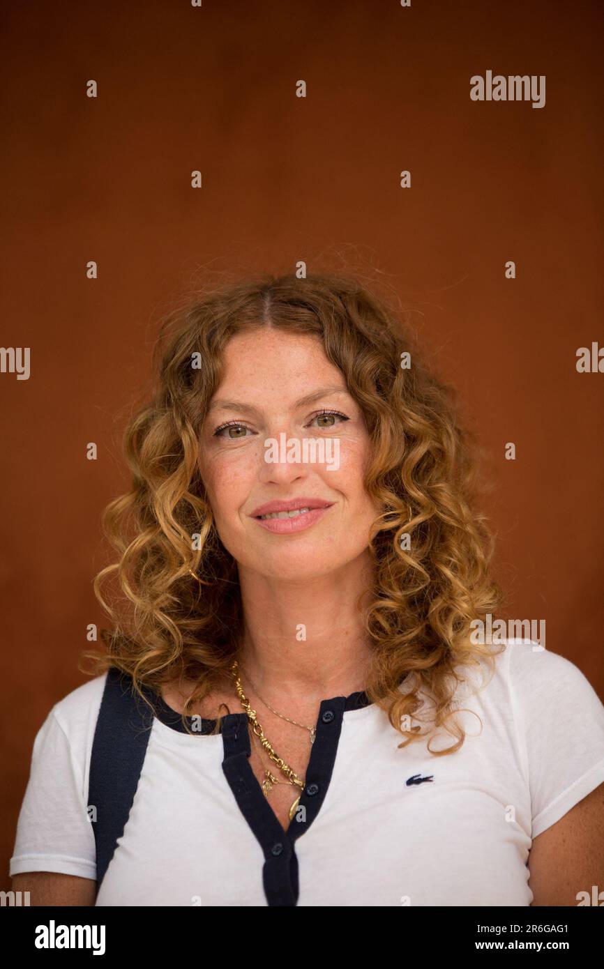 Paris, France. 09th June, 2023. Aurelie Saada in the stands during ...