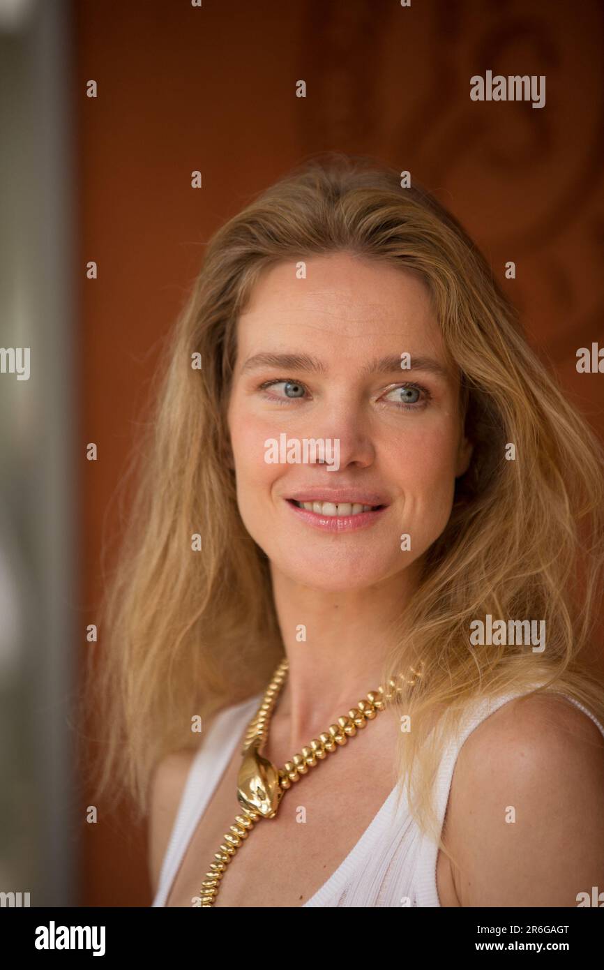 Paris, France. 09th June, 2023. Natalia Vodianova in the stands during ...