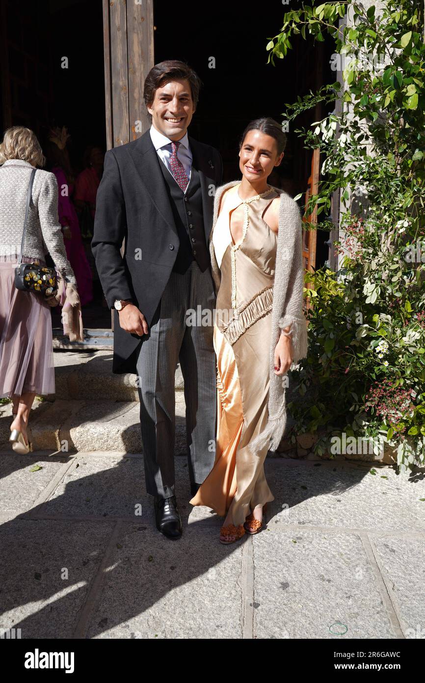 Avila, Spain. 09th June, 2023. Boda de Blanca Sainz y Guillermo Comenge ...