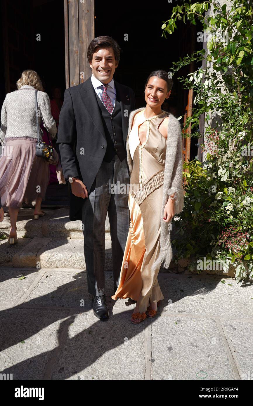 Avila, Spain. 09th June, 2023. Boda de Blanca Sainz y Guillermo Comenge ...