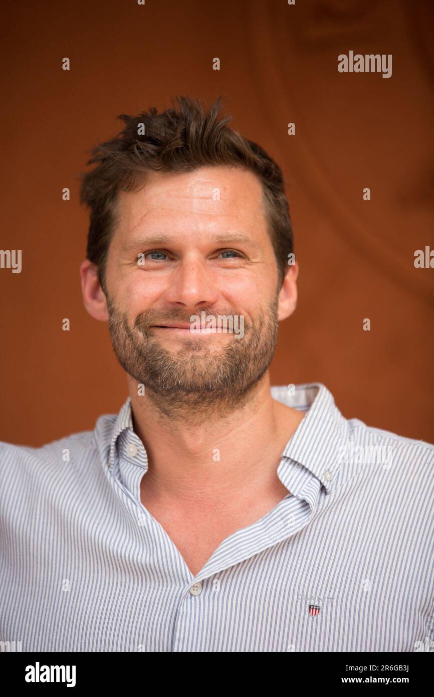 Paris, France. 09th June, 2023. Alexis Michalik in the stands during ...