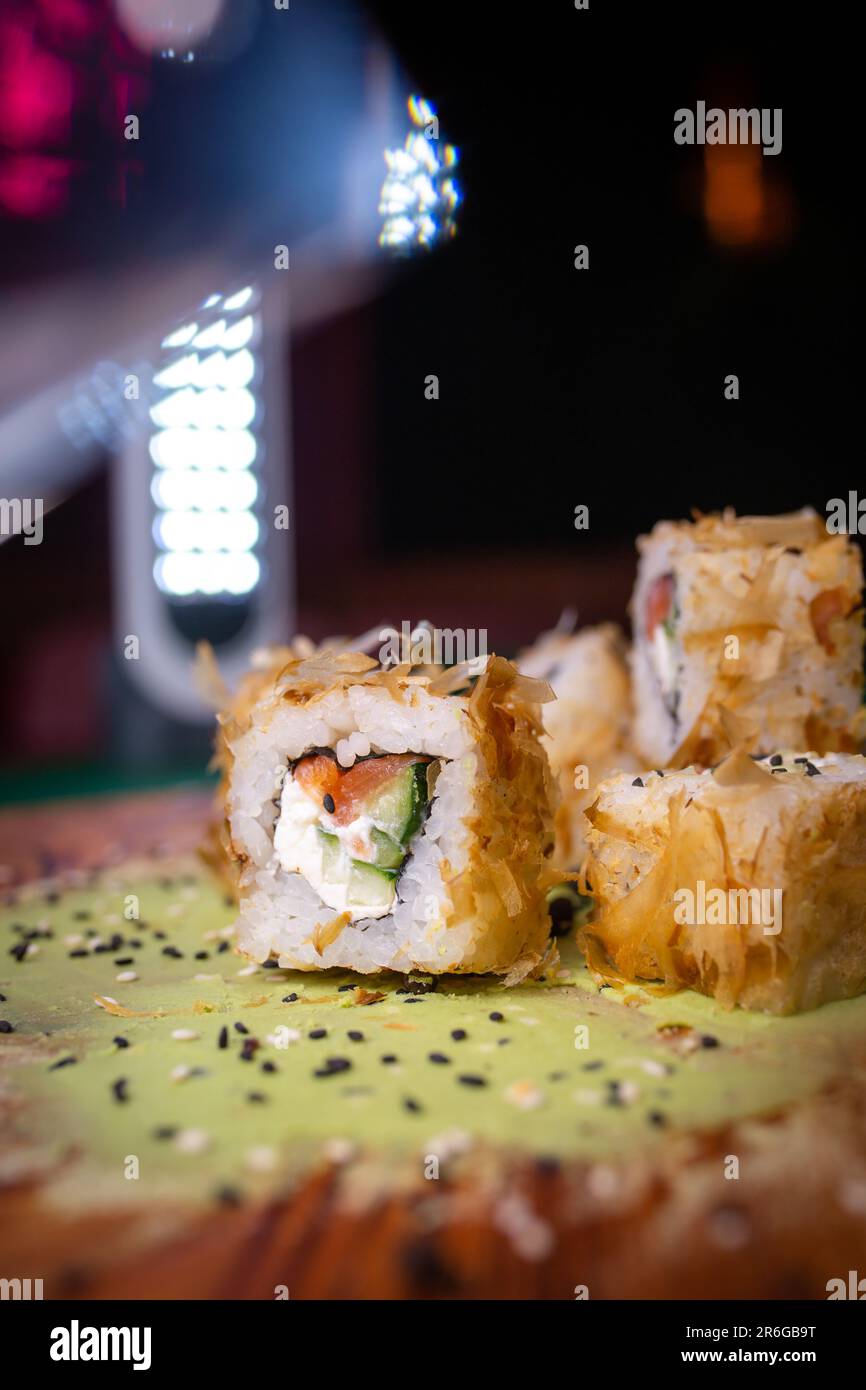 Warm sushi ginger wasabi hi-res stock photography and images - Alamy