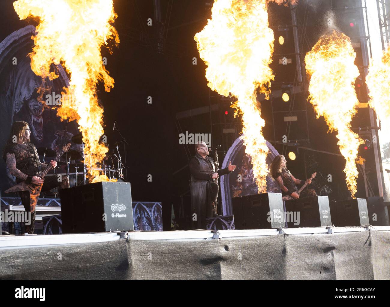SÖLVESBORG 20230609 German band Powerwolf performs at Sweden Rock ...