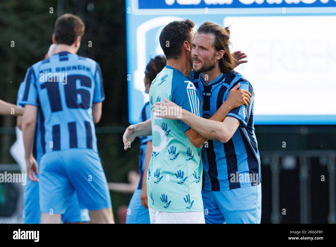 Gent, Belgium. 09th June, 2023. Singer Mathieu Terryn of Bazart ...