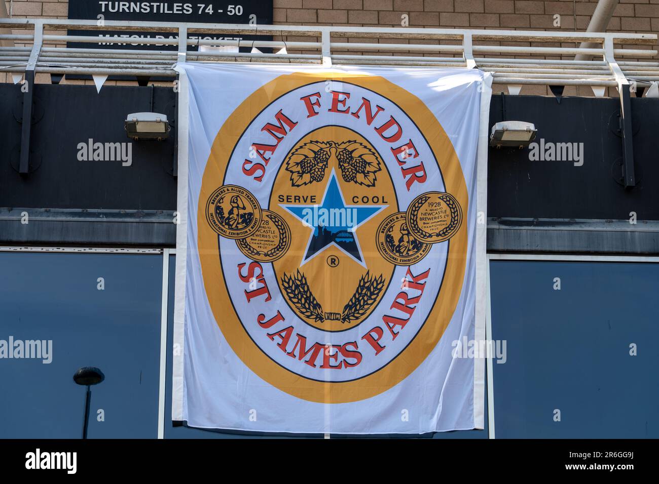Sam fender flag hi-res stock photography and images - Alamy