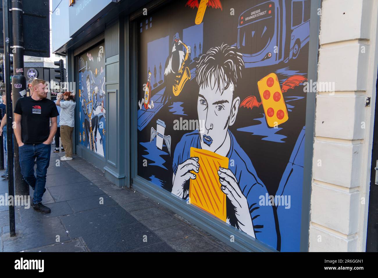 Newcastle upon Tyne, UK. 9th June 2023. Pre-gig, as Sam Fender plays ...