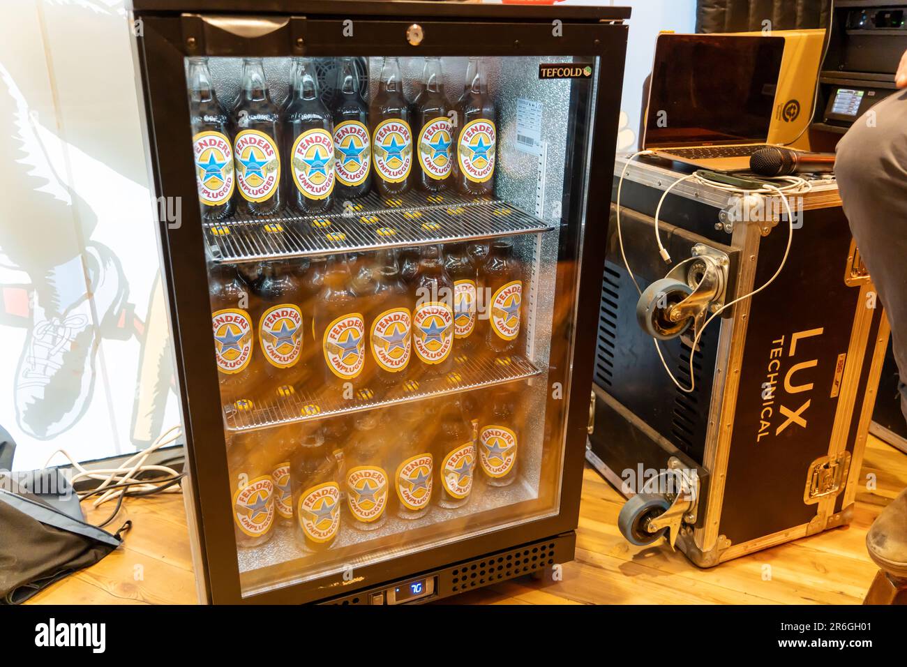 Newcastle upon Tyne, UK. 9th June 2023. Pre-gig, as Sam Fender plays ...