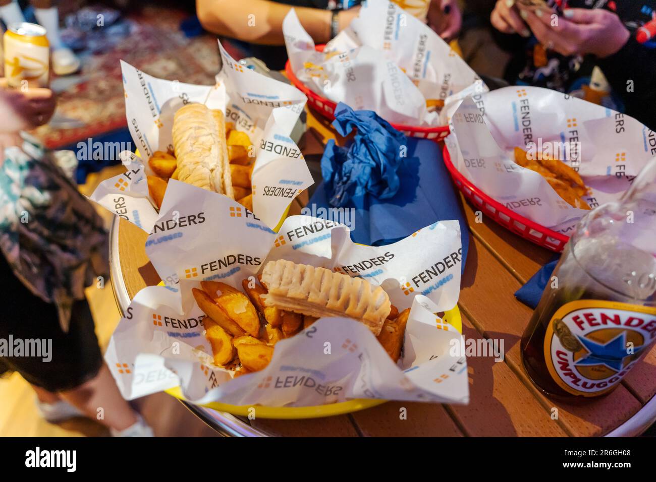 Newcastle upon Tyne, UK. 9th June 2023. Pre-gig, as Sam Fender plays ...