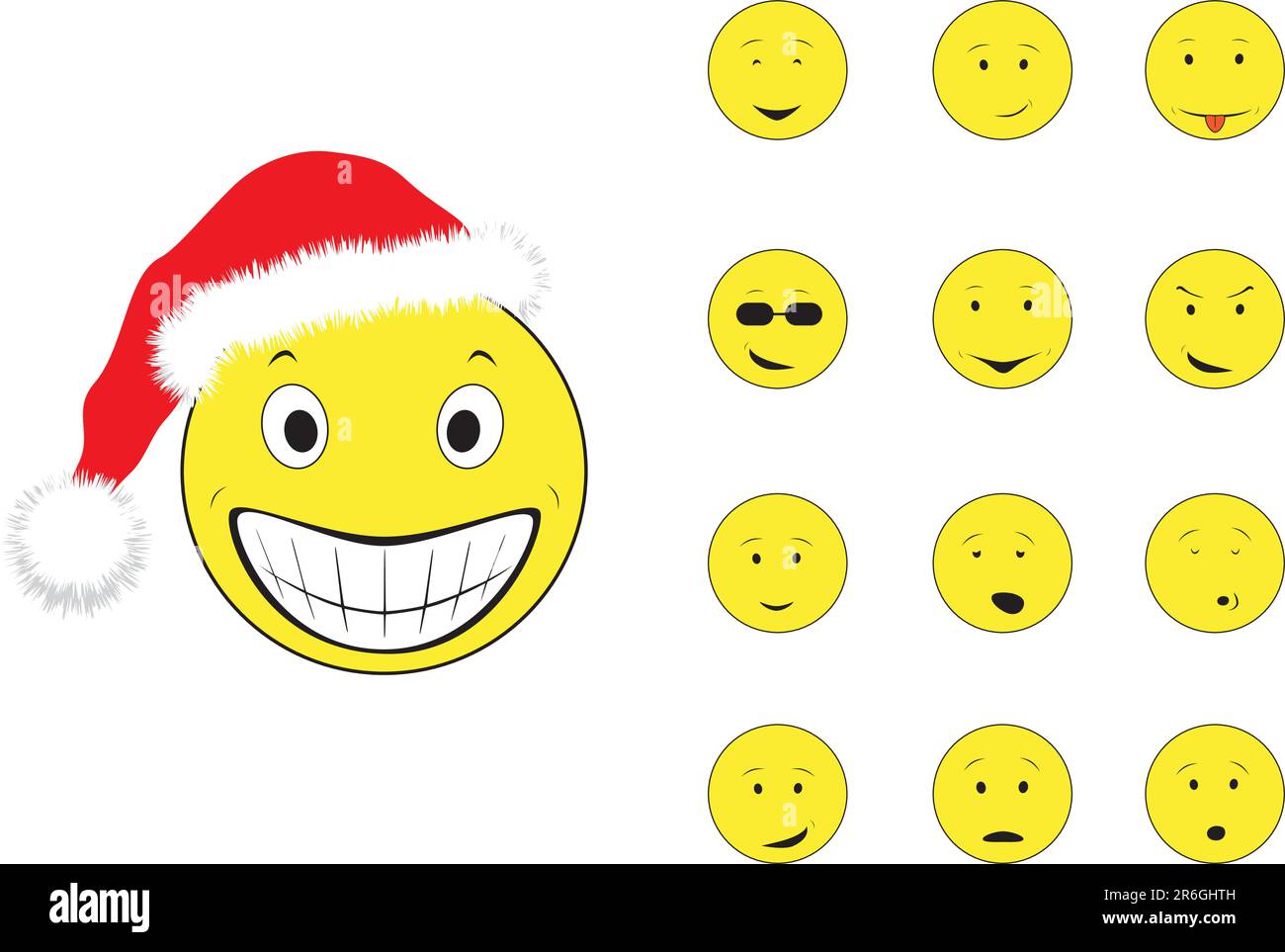 Yellow new years christmas Stock Vector Images - Alamy