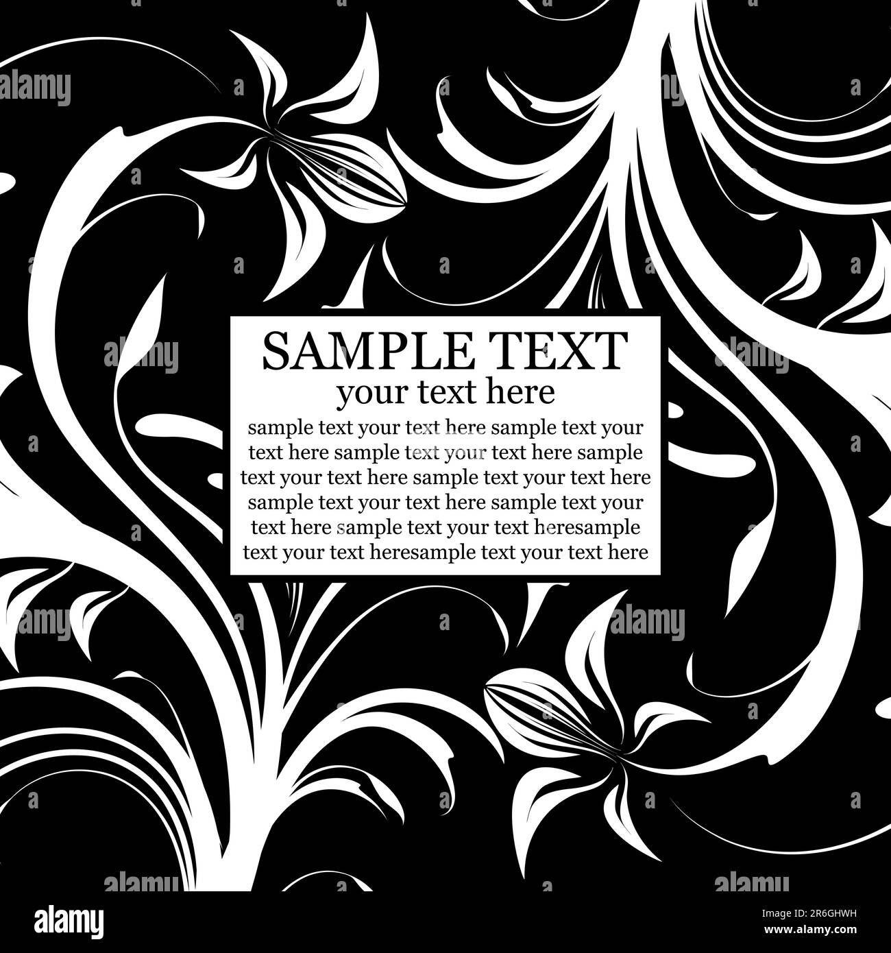 Abstract floral background, vector illustration Stock Vector Image ...