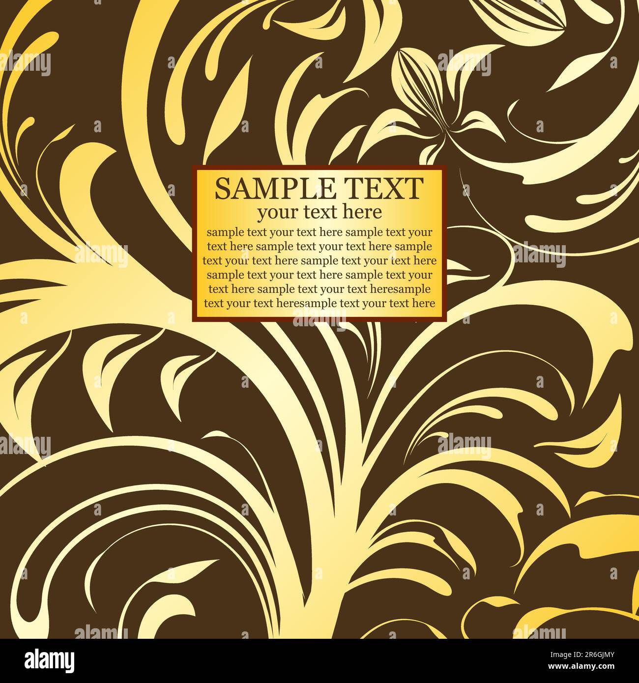 Abstract floral background, vector illustration Stock Vector Image ...