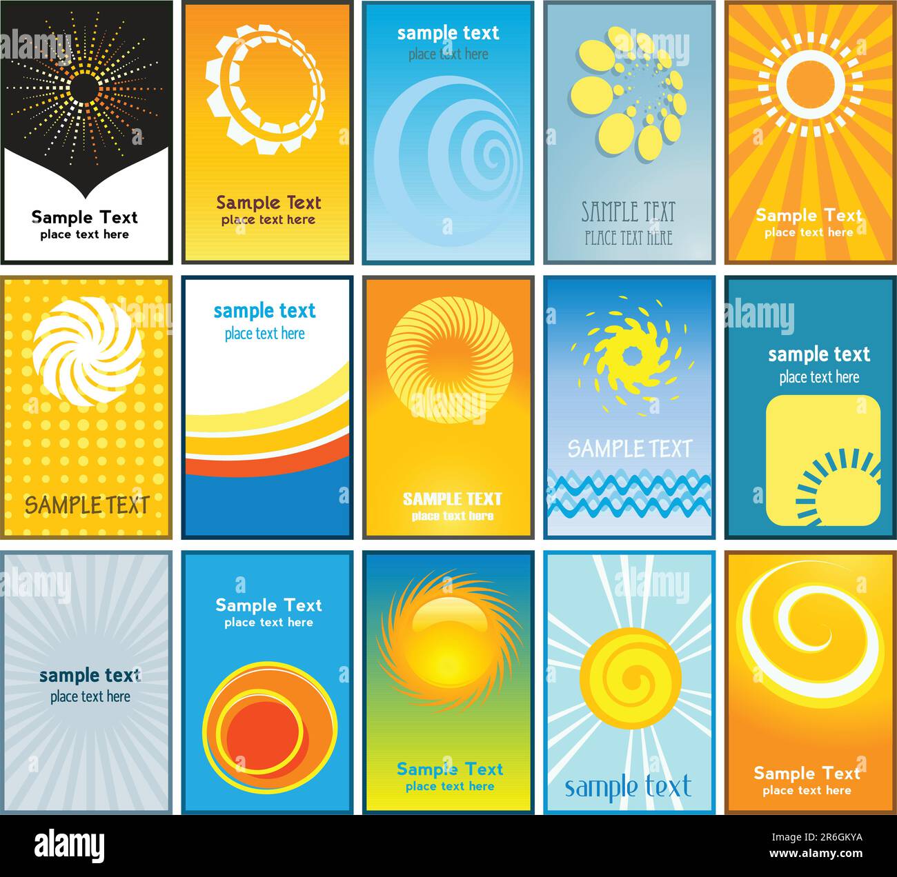 Large collection of summer themed business cards Stock Vector Image ... Large collection of summer themed business cards Stock Vector Image ...