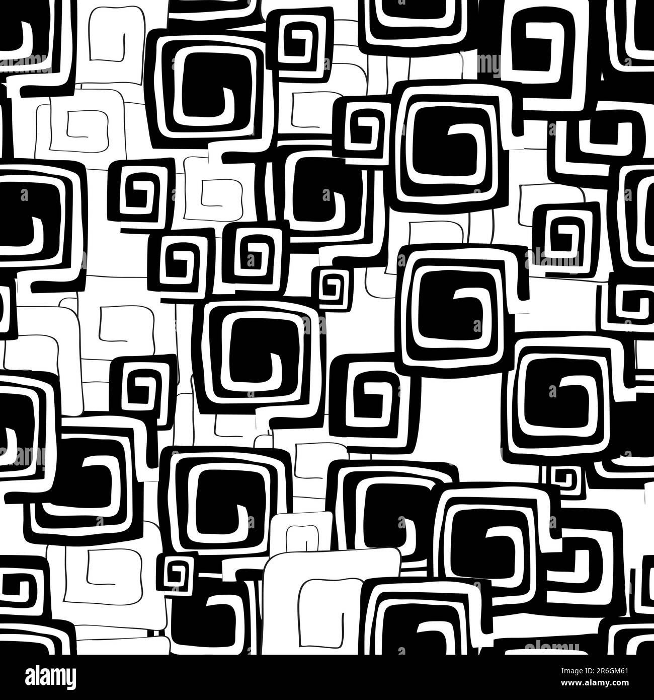 Black and white seamless pattern Stock Vector Image & Art - Alamy