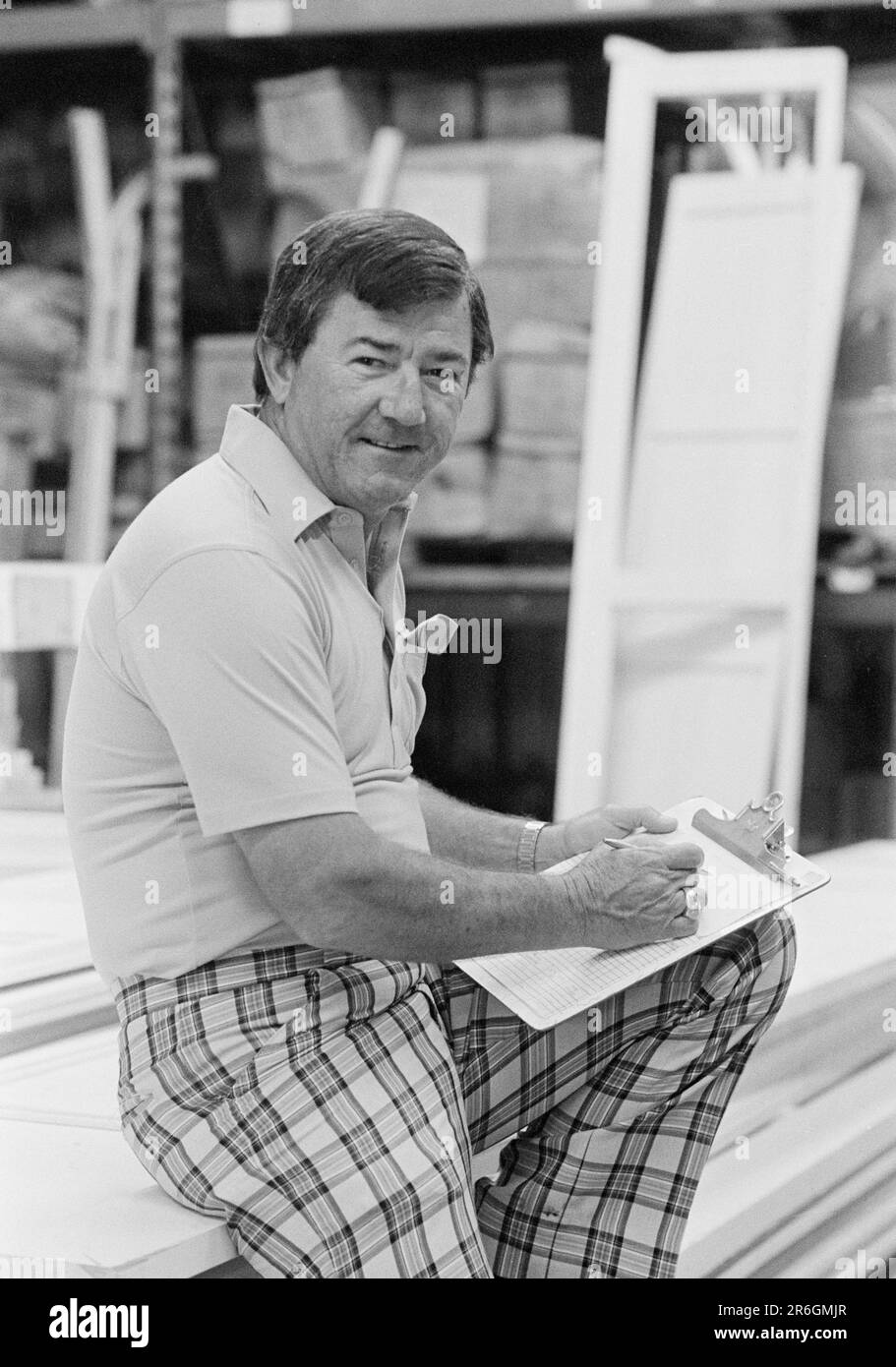 Former NBA referee Don Murphy, shown in the production area of his ...