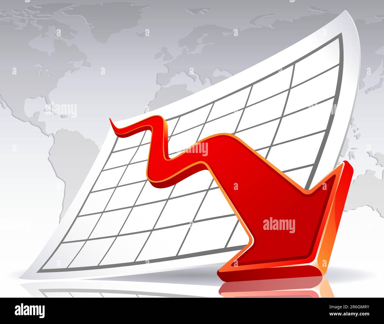 Vector illustration - Business crisis diagram Stock Vector Image & Art ...
